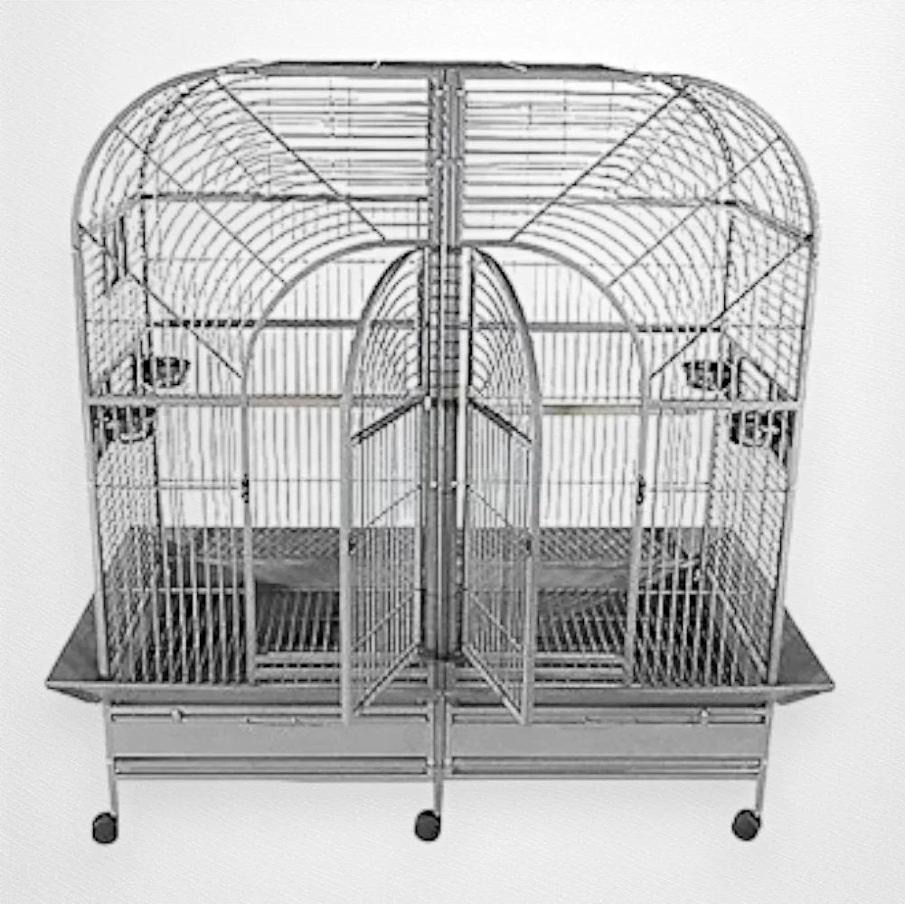 A & E Large Double Macaw Bird Cage with Divider Removable – Quill & Roost